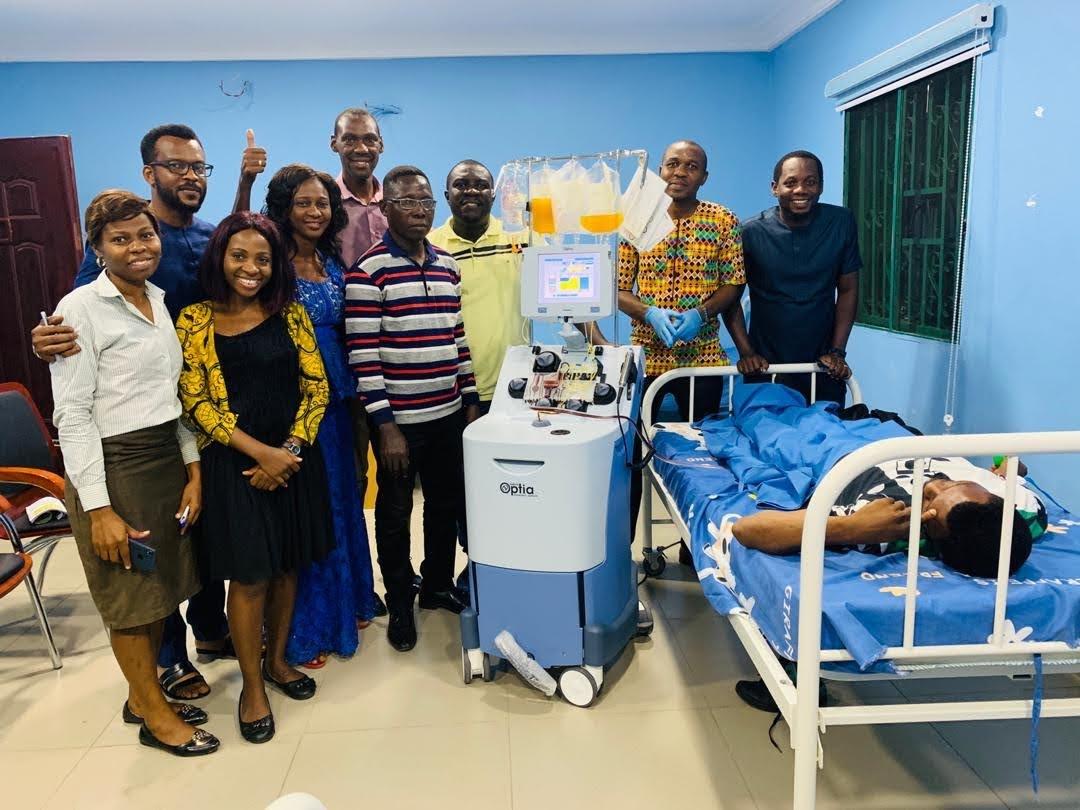 Apheresis Machine Installation – ERS Nig. Ltd.